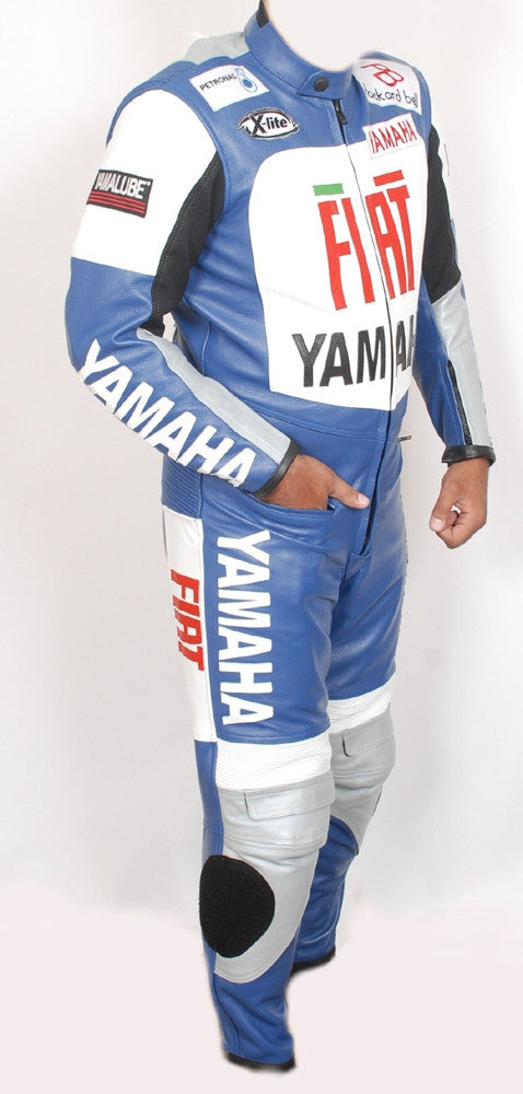 Yamaha FIAT Motorcycle Leather Suit Racing Leather Suit – TopGearLeathers